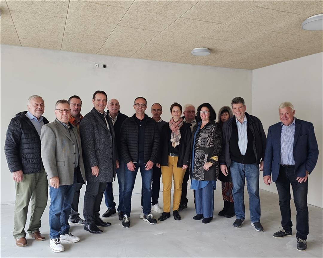 Kita-Neubau: Verbandsgemeindeverwaltung Weißenthurm besichtigt Baustelle