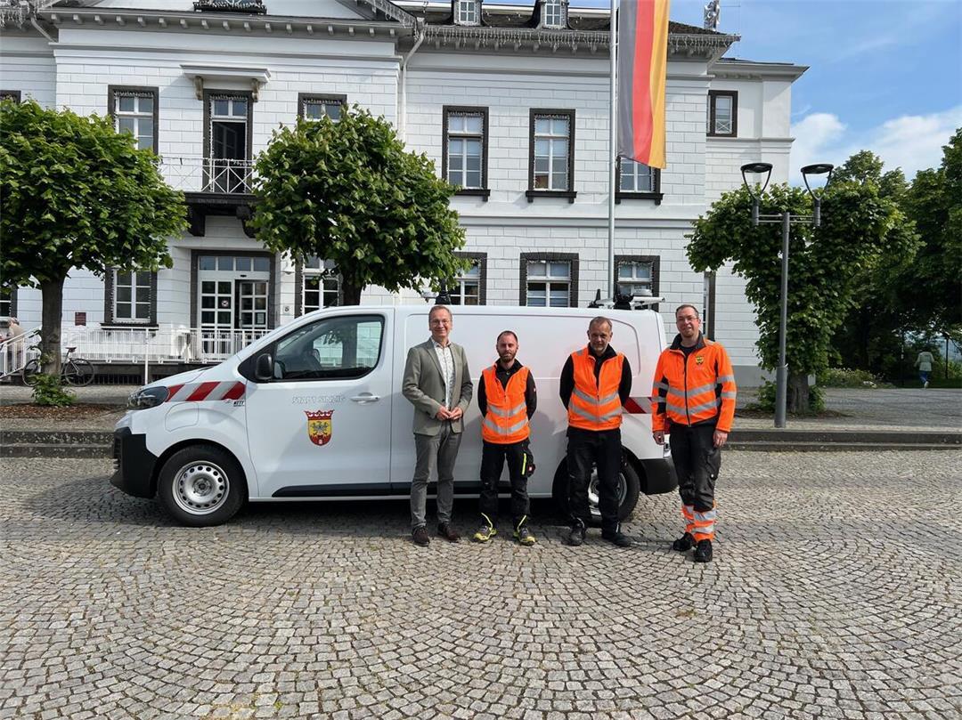 Bauhof-Team jetzt emissionsfrei unterwegs