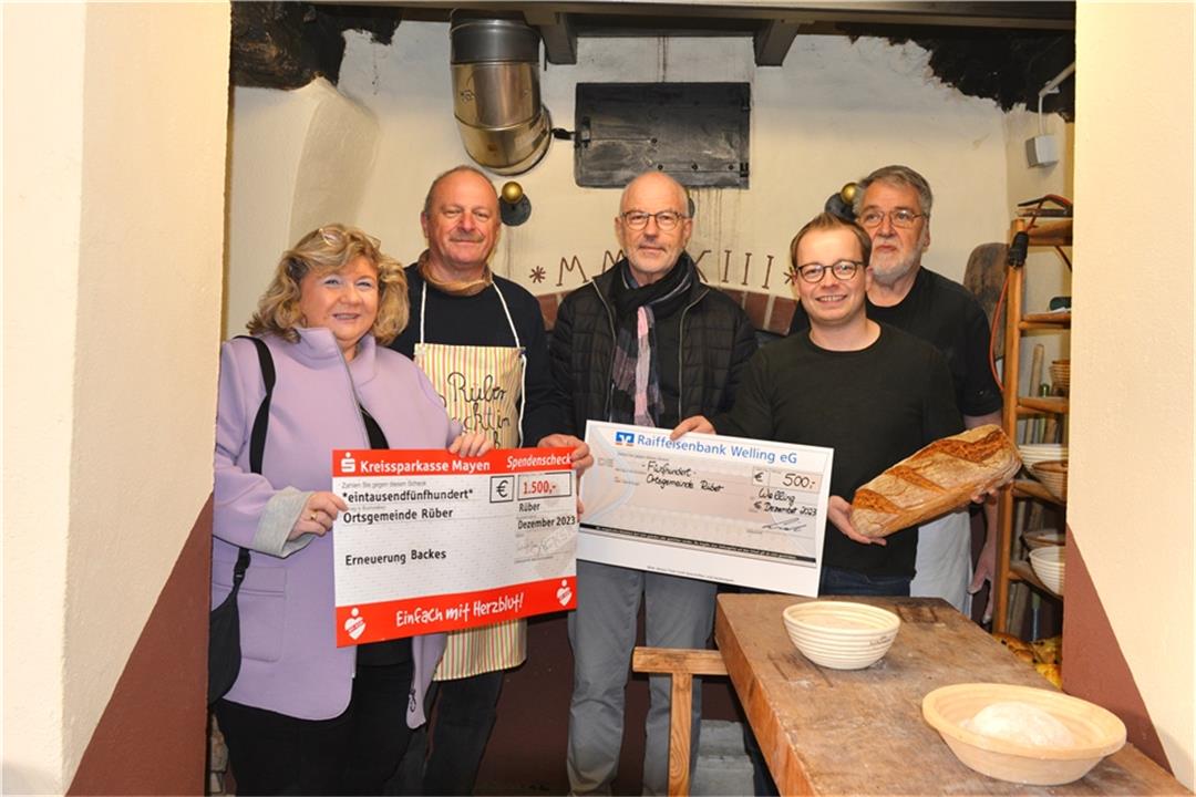 Renovierung des Backes unterstützt