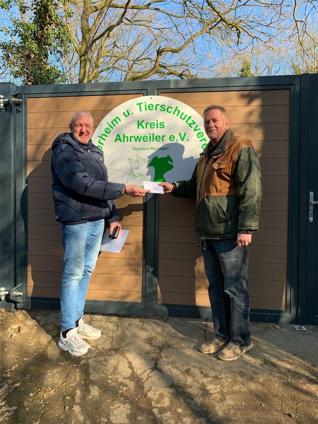 Spende für das Tierheim