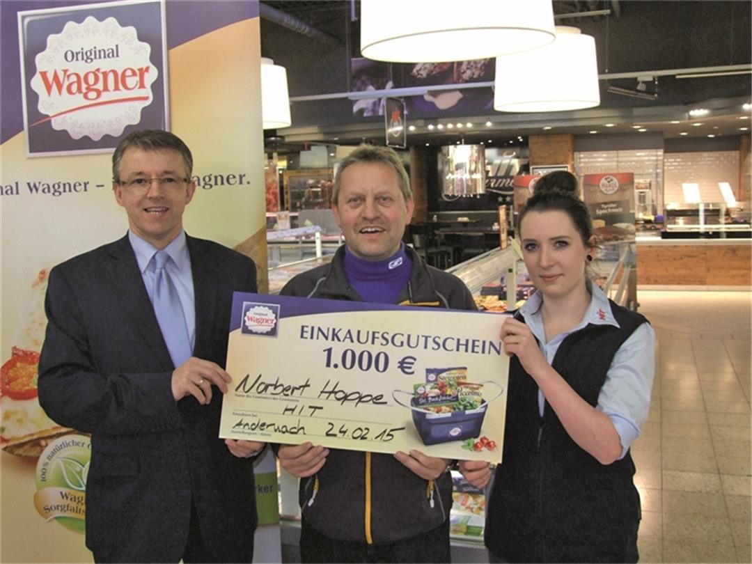 Norbert Hoppe gewinnt Gutschein über 1000 Euro