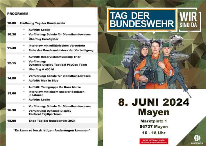 Tag der Bundeswehr in Mayen
