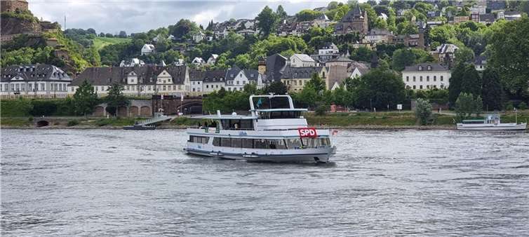 Das Rote Boot war auf der Mosel unterwegs