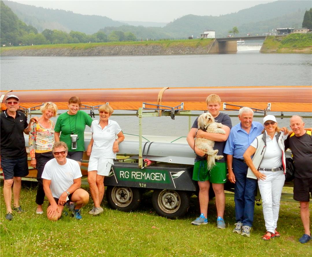 Ruderwochenende auf dem Rurstausee