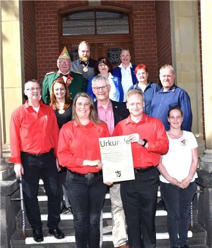 Kernstadt-Prinzenpaar beim Bürgermeister „vereidigt“