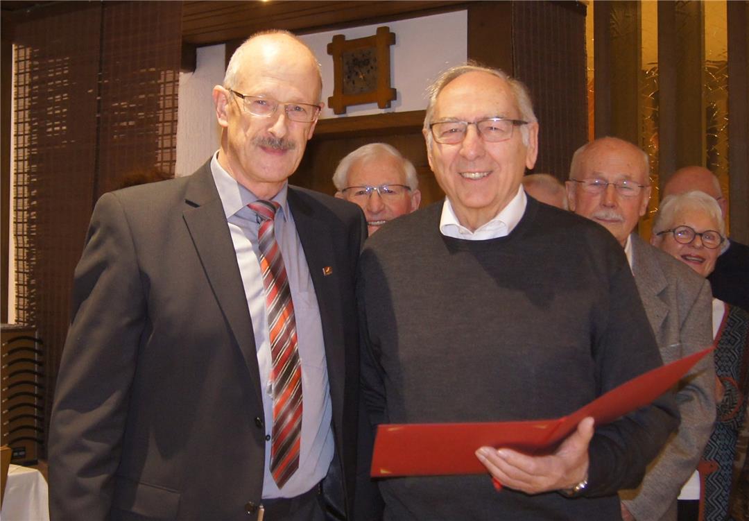 Walter Weber ist seit über 50 Jahren dabei