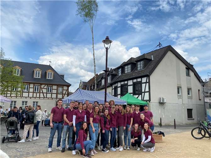 Der JGV hat traditionell den Mai eingeläutet