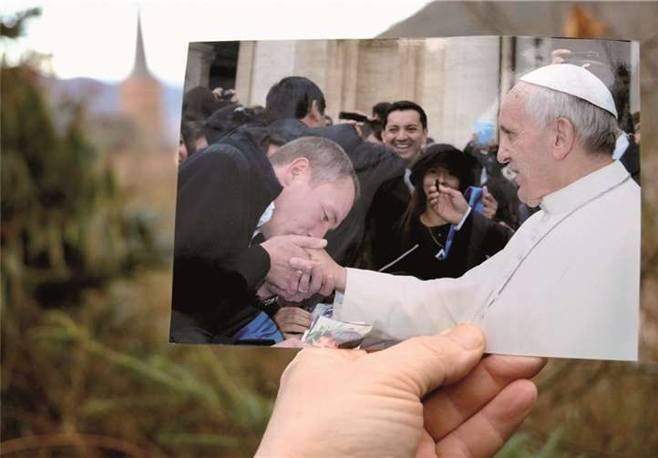 Harald Wehner zu Gast beim Papst