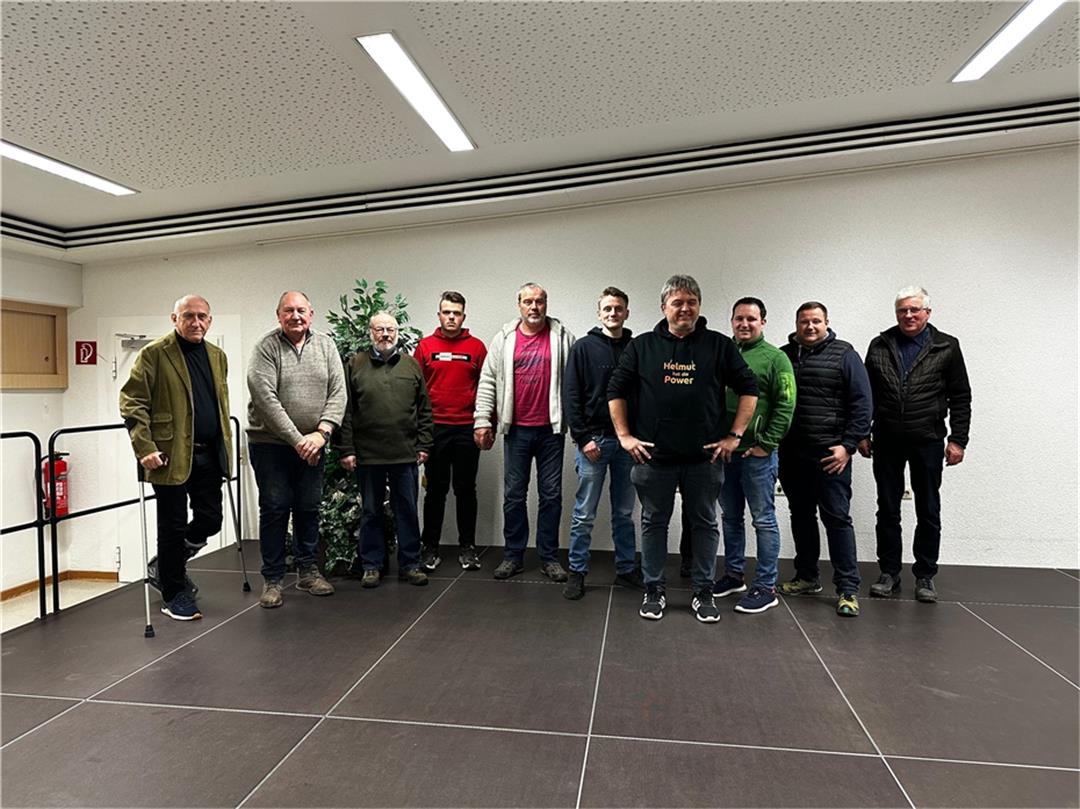 Helmut König für das Amt des Ortsvorstehers präsentiert