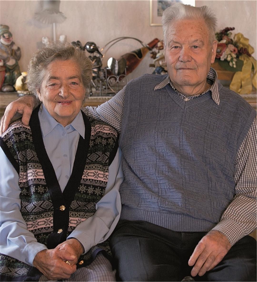 Heinz und Maria Drath gaben sich vor 60 Jahren das Ja-Wort