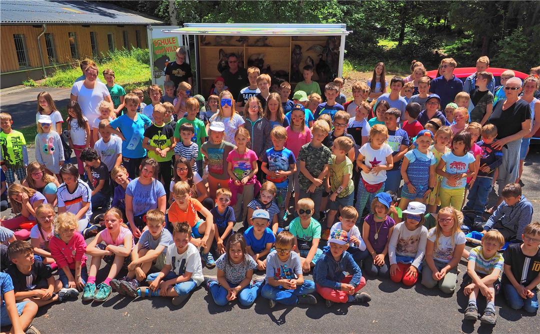 „Rollende Waldschule“ war zu Besuch