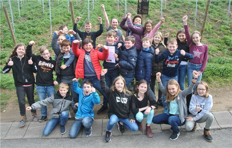 Klasse 5c vom „Berg“ auf dem Treppchen