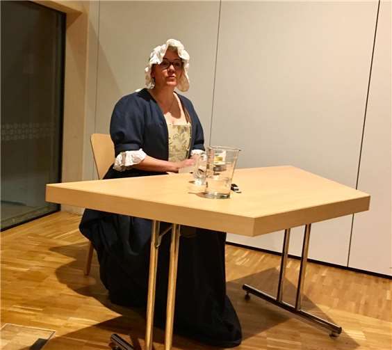 Christina Auerswald nahm die Zuhörer mit auf Zeitreise