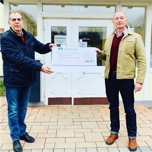 7.500 EUR für die Katastrophenhilfe Altenahr