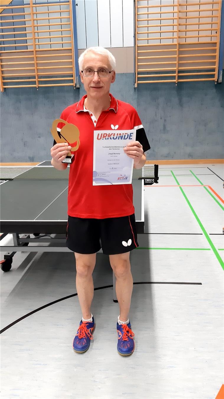 Josef Berens krönt sich zum Verbandsmeister