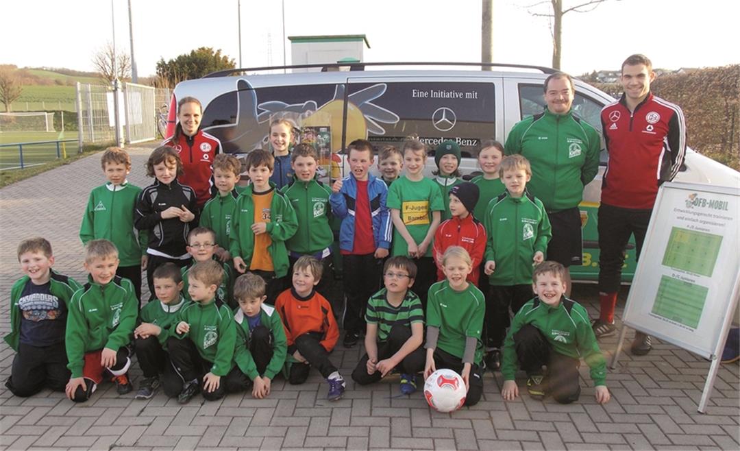 F-Jugend absolviert Training mit DFB- Trainern