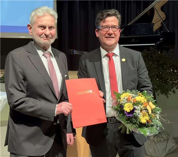 Frank Becker ist jetzt Bürgermeister der Verbandsgemeinde Linz