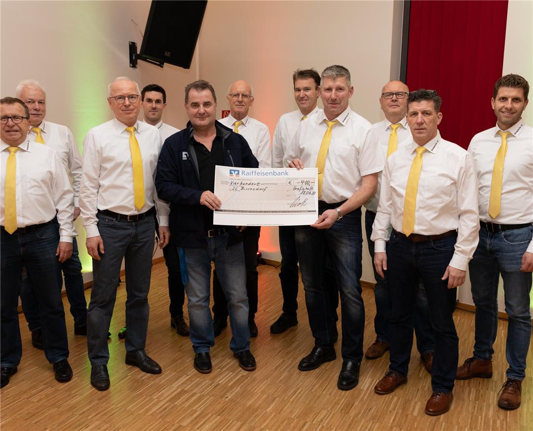 400 Euro von der RaiBa erhalten