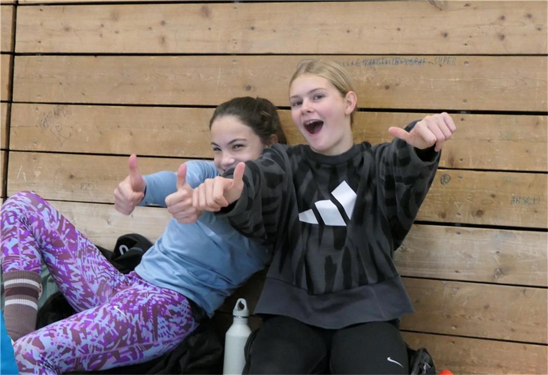 Magdalena Schuh und Lina Näkel vom SV Blau-Gelb Dernau sind dabei