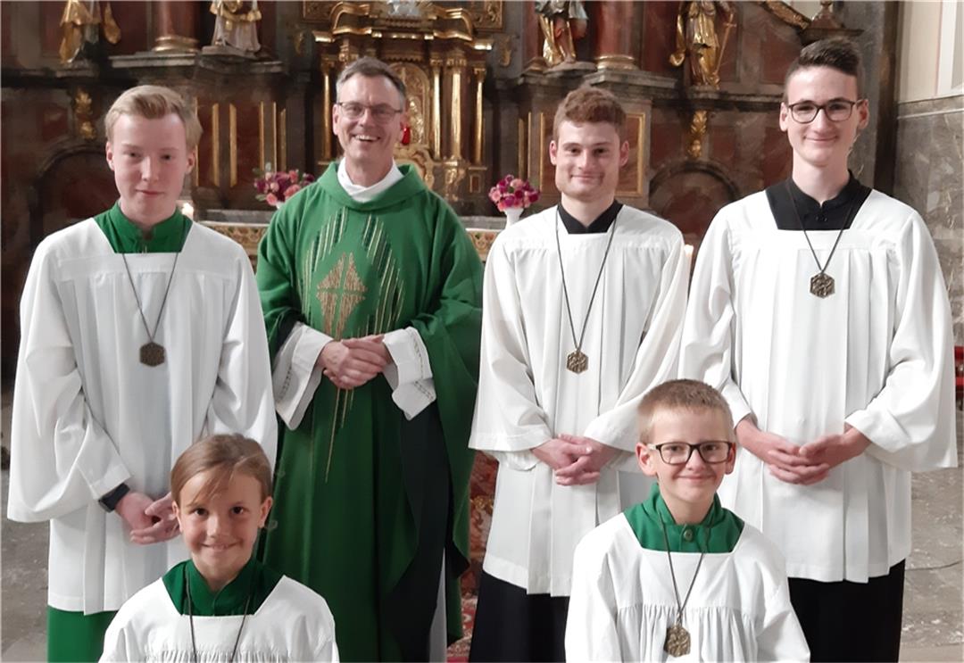 Aufnahme neuer Ministranten