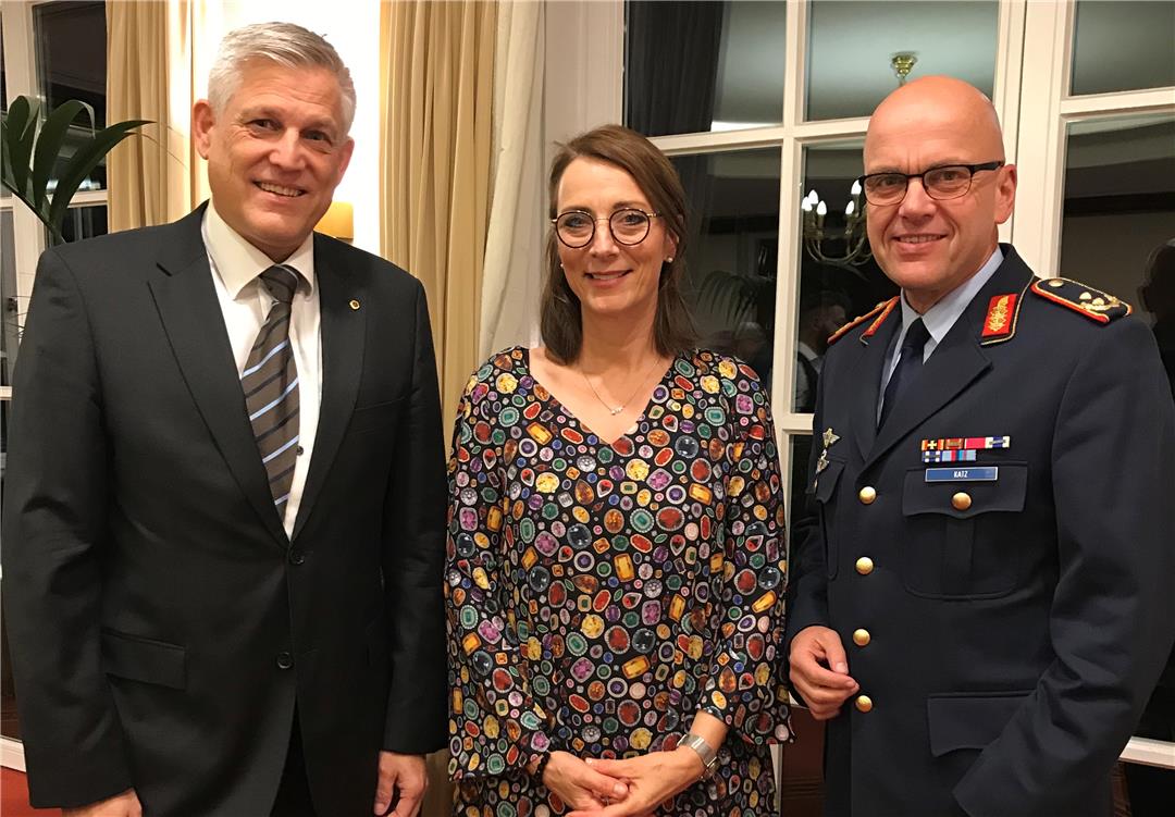 Generalmajor Katz zu Gast