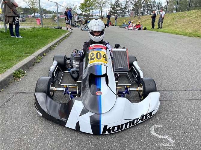 Erfolgreiches Debüt im X30 Junior-Kart