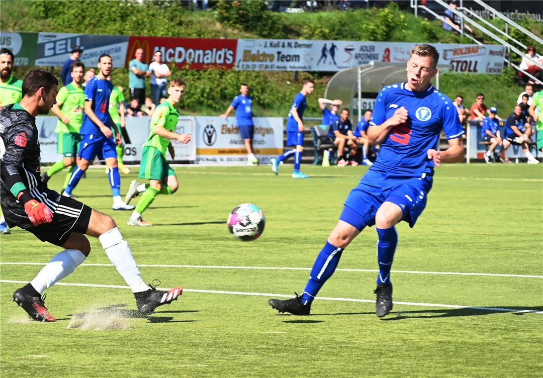 Manuel Oster stand goldrichtig