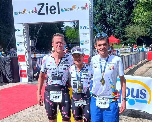 Jana Richter, Sabine Neumann und Enrico Benzio „glänzen“