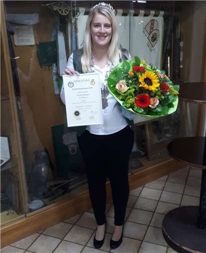 Jessica Burger ist Kreiskönigin
