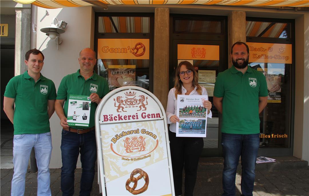 Meisterbrot für den Verein bei der Bäckerei Genn