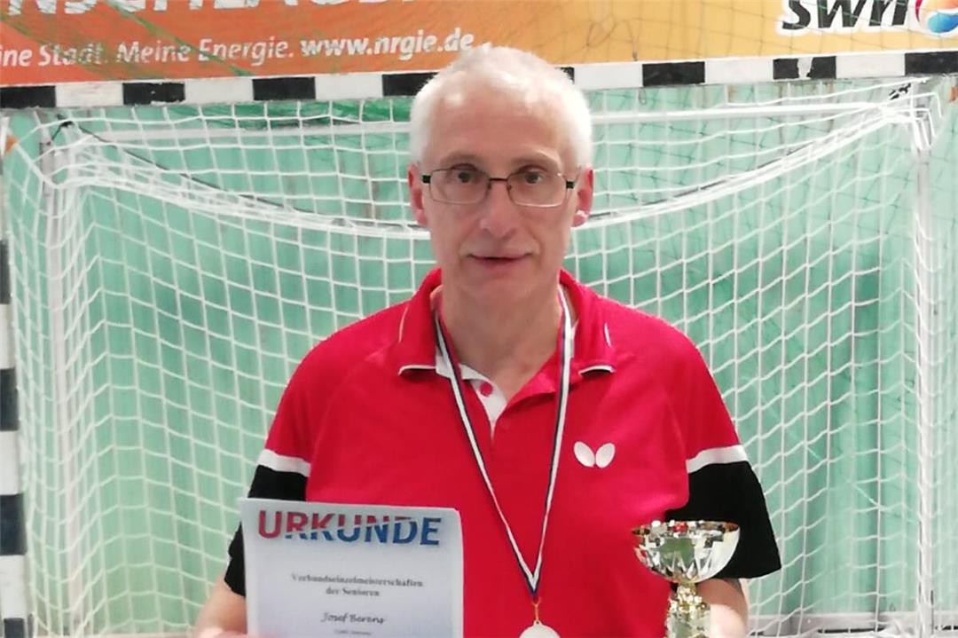 Josef Berens erneut Tischtennis-Verbandsmeister