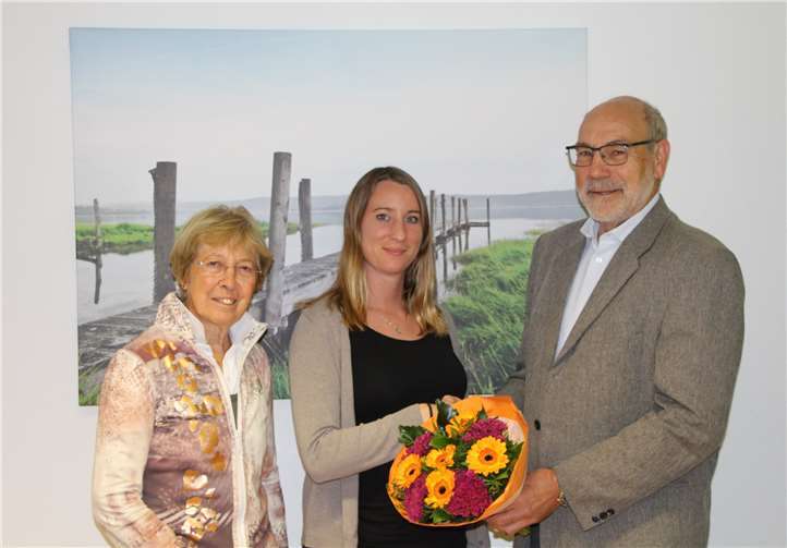 Julia Fuchs wurde in die Elternzeit verabschiedet