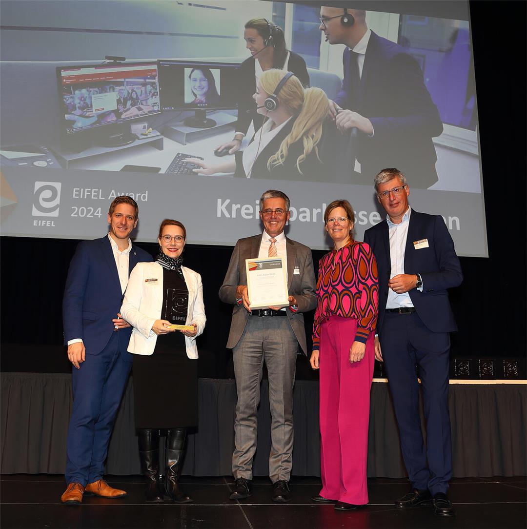 KSK Mayen wurde erneut mit dem EIFEL Award 2024 ausgezeichnet