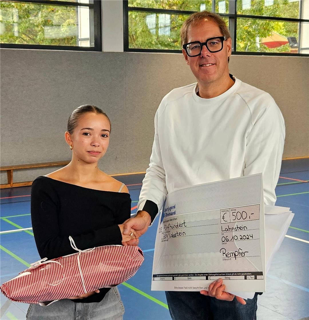 Ehrung für Maya Singer und den BBV Lahnstein