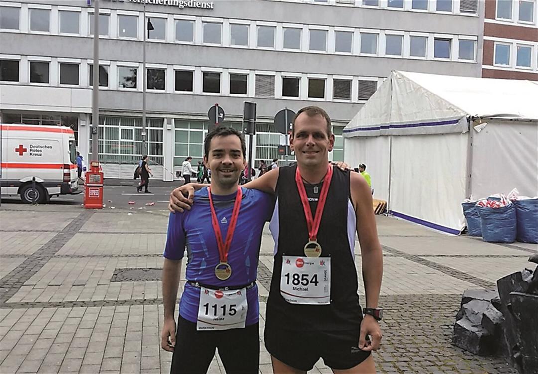 Hervorragende Zeiten beim Köln-Marathon