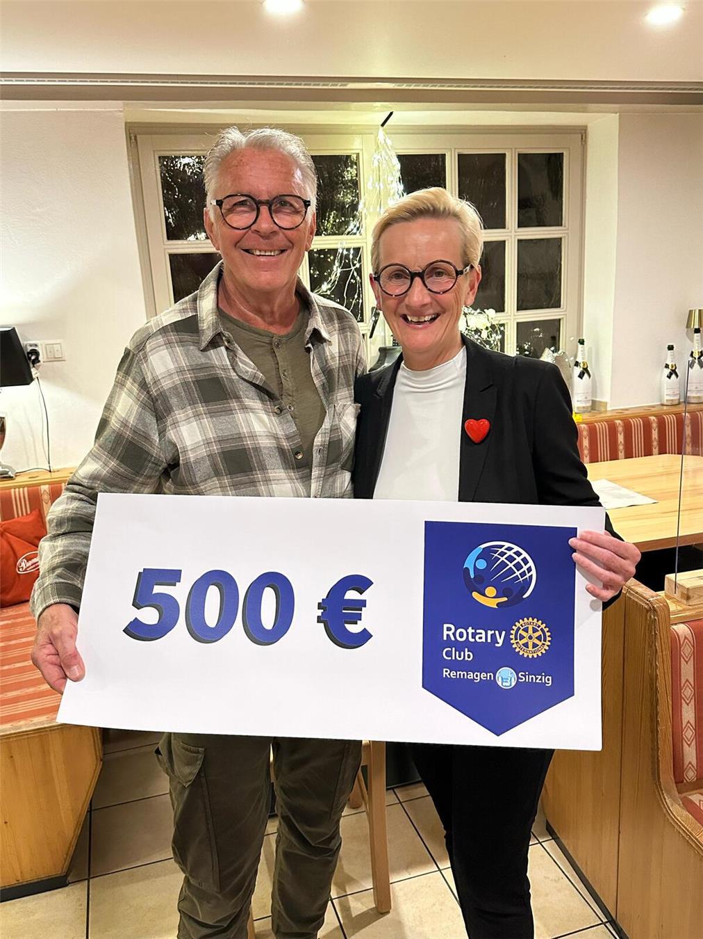 Rotarier unterstützen wichtige Initiative