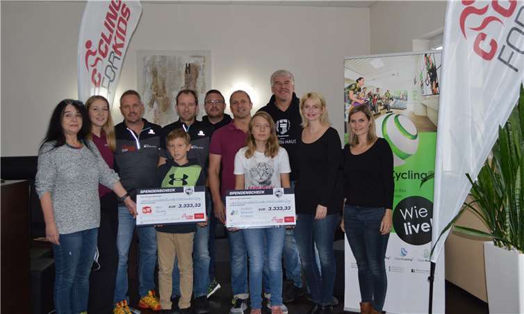 Verein Cycling for kids powered by Kern-Haus übergab Erlöse an HoT und ...