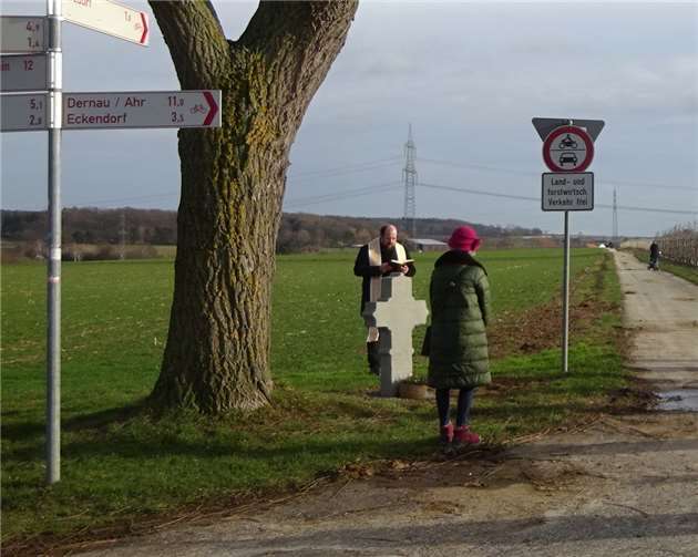 Über 300 Jahre altes Wegekreuz restauriert