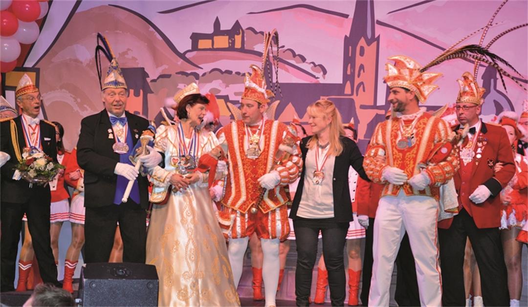 Prinz Markus I. gratuliert neuen Tollitäten