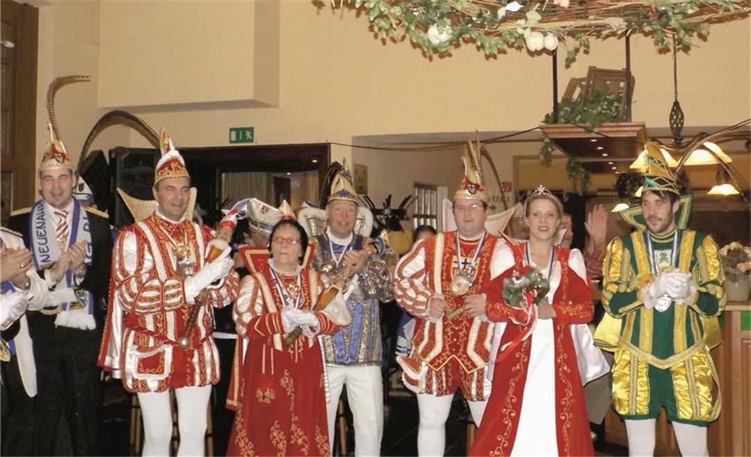 Prinz Werner I. zu Besuch auf dem Prinzenabend der Schinnebröder