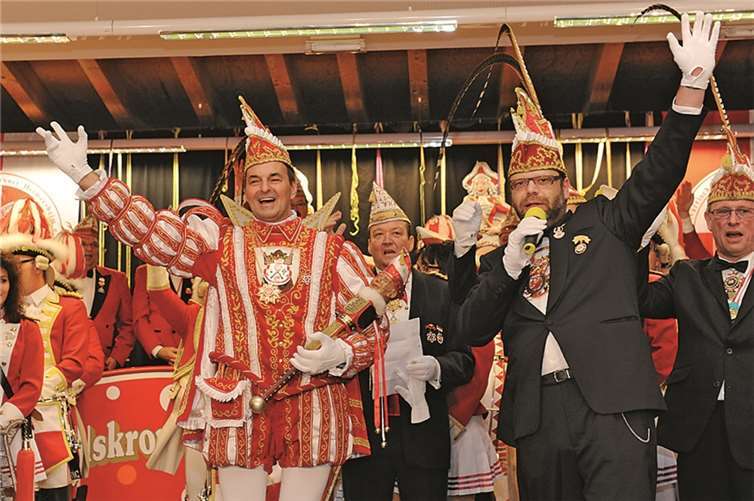 Jecken umjubelten den fröhlichen Prinz Werner I.
