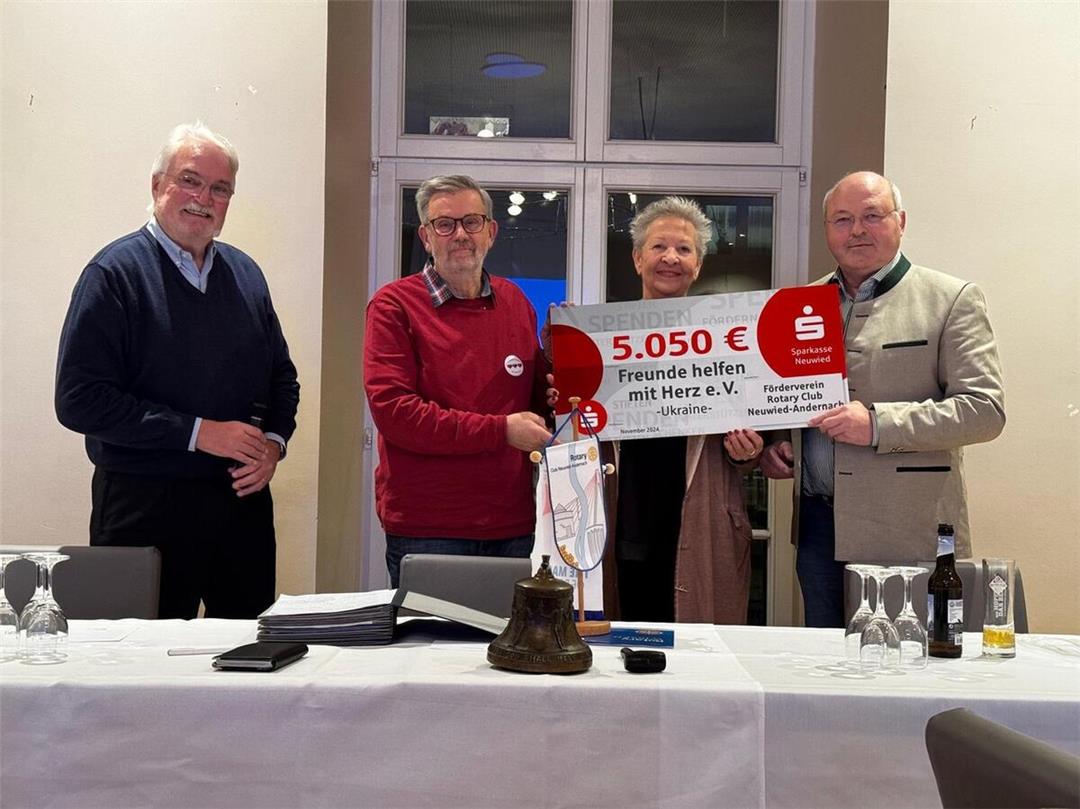 Rotary unterstützt „Freunde mit Herz e.V.“ für die Ukrain