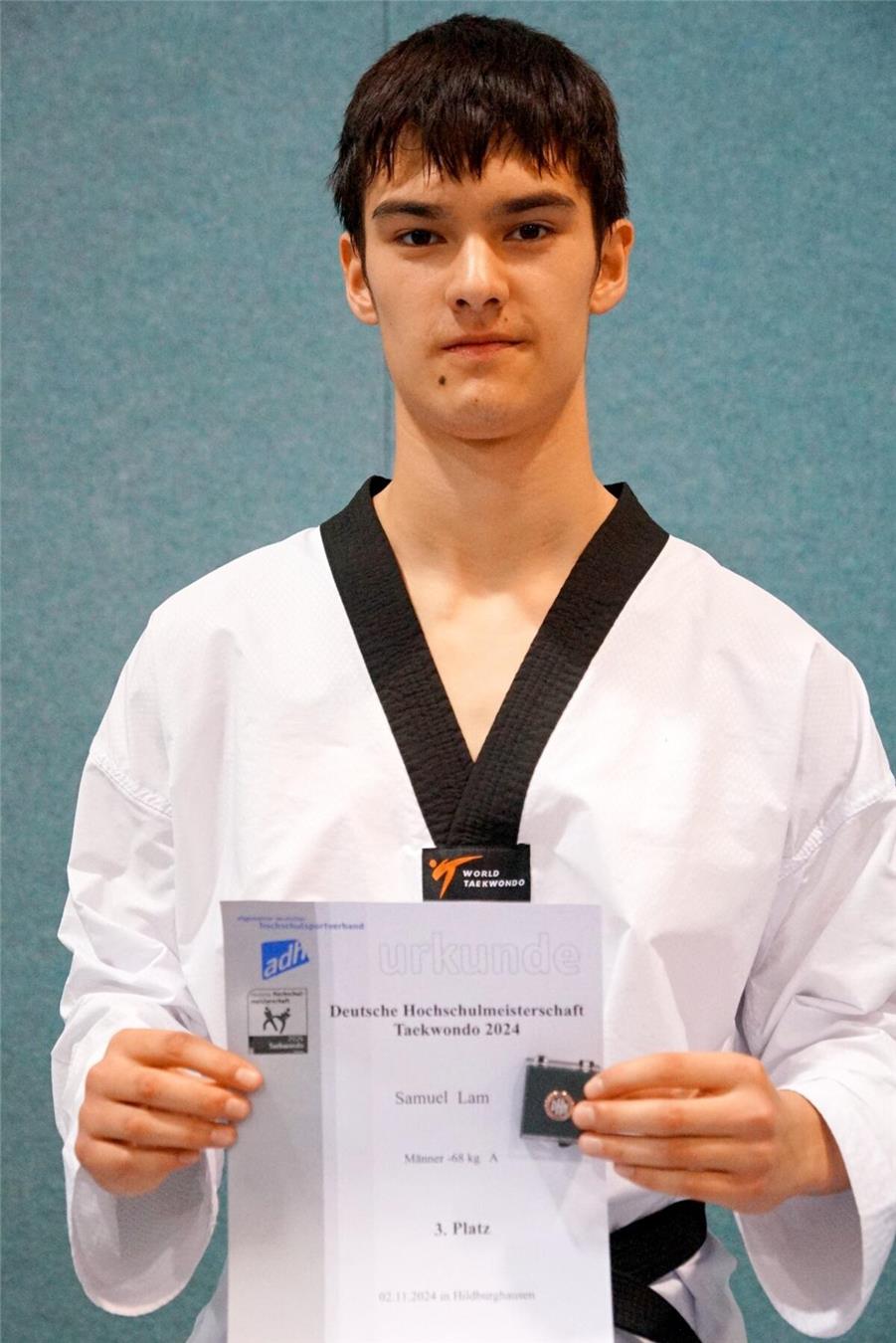 Bronze für Samuel Lam