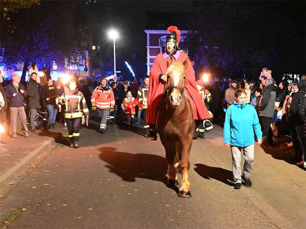 Sankt Martin war hoch zu Ross unterwegs