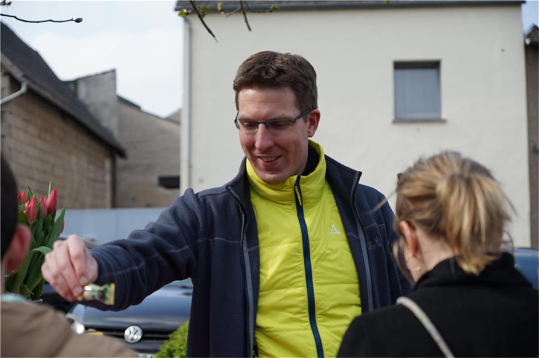Sebastian Busch besuchte Osteraktion der SPD und AWO in Kruft