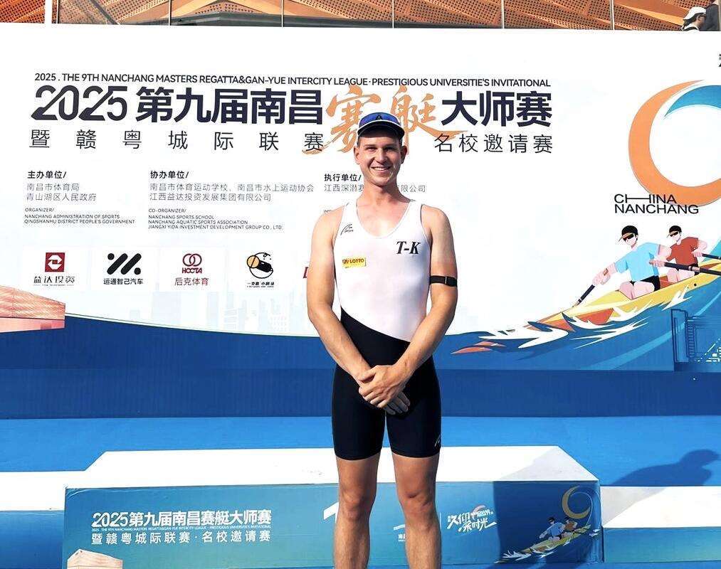 Simon Haible feiert Erfolge bei Ruderregatta in China