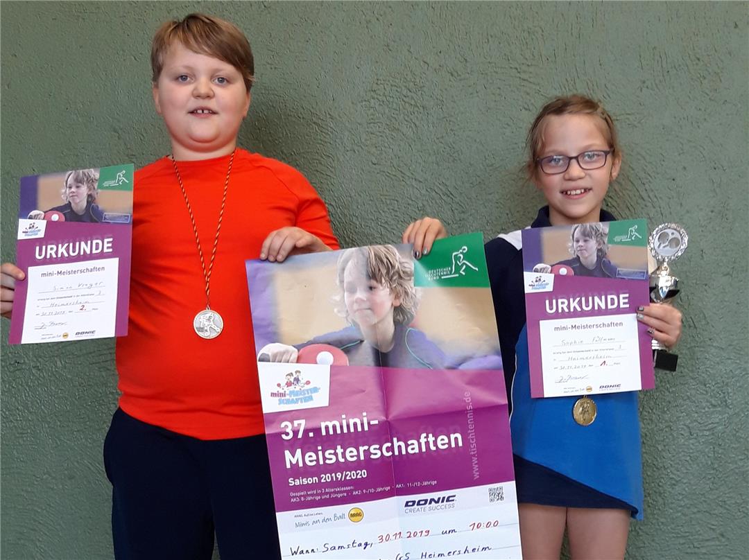 Toller Erfolg für Simon Kreyer und Sophie Füllmann