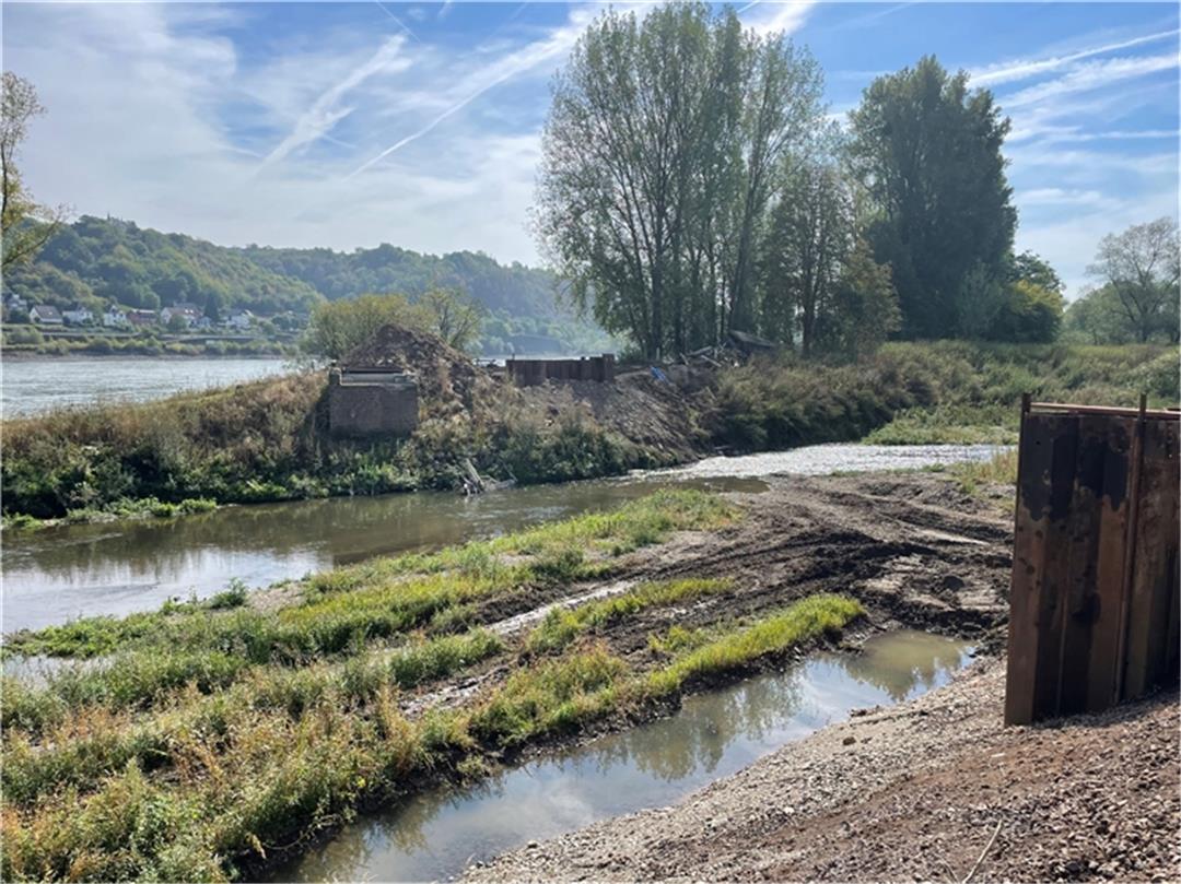Brücke in der Ahr-Mündung wird am Sonntag eingehoben