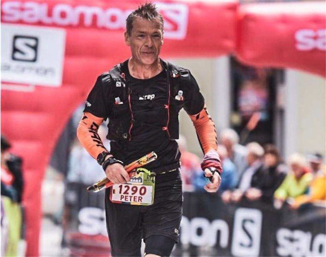 Peter Stubbe läuft als 12. der Senior Master Man ins Ziel