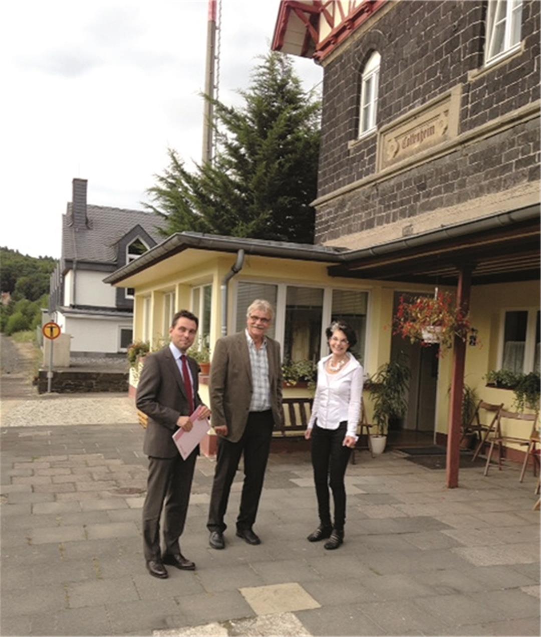 David Langner zu Besuch im „Alten Bahnhof“